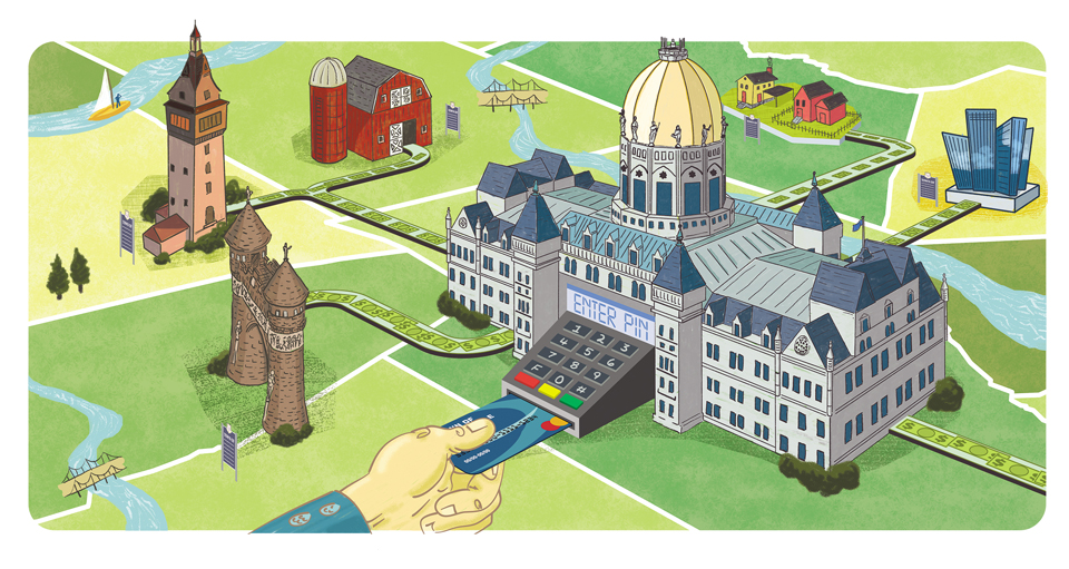 Illustration | WNPR, Extra Credit Series - Connecticut